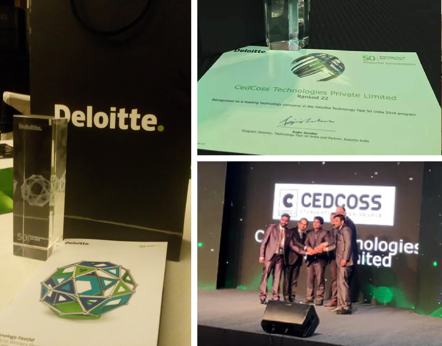 Deloitte Tech Fast 500 Asia Pacific - 2018 - CEDCOSS Technologies Pvt. Ltd.